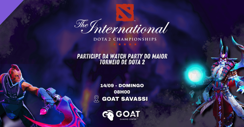 Watch Party The International - Dota 2, Belo Horizonte - Geek Calendar